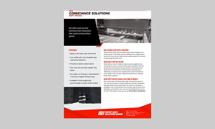 Motion Conveyance Solutions | Soft Splice Flyer - Motion Conveyance ...