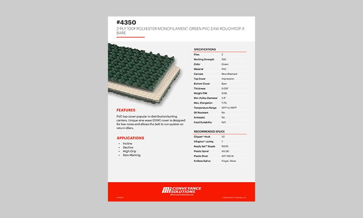 Motion Conveyance Solutions | #4350 2-Ply 100# Polyester Monofilament ...