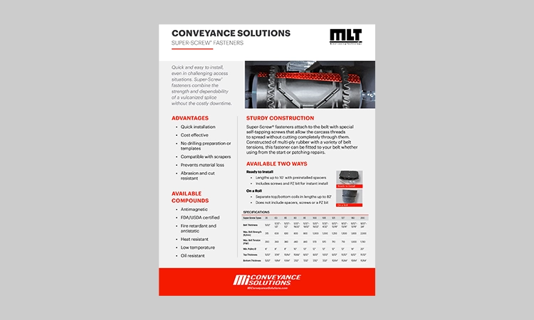 Motion Conveyance Solutions | Super-Screw Fasteners Flyer - Motion ...