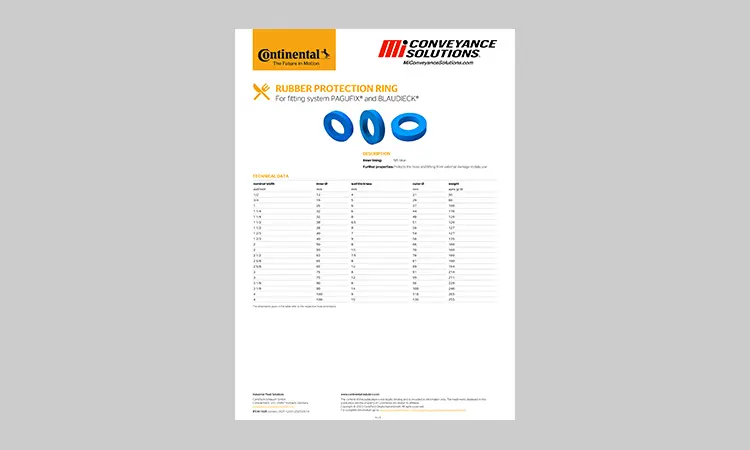 Motion Conveyance Solutions - Rubber Protection Ring - Motion ...