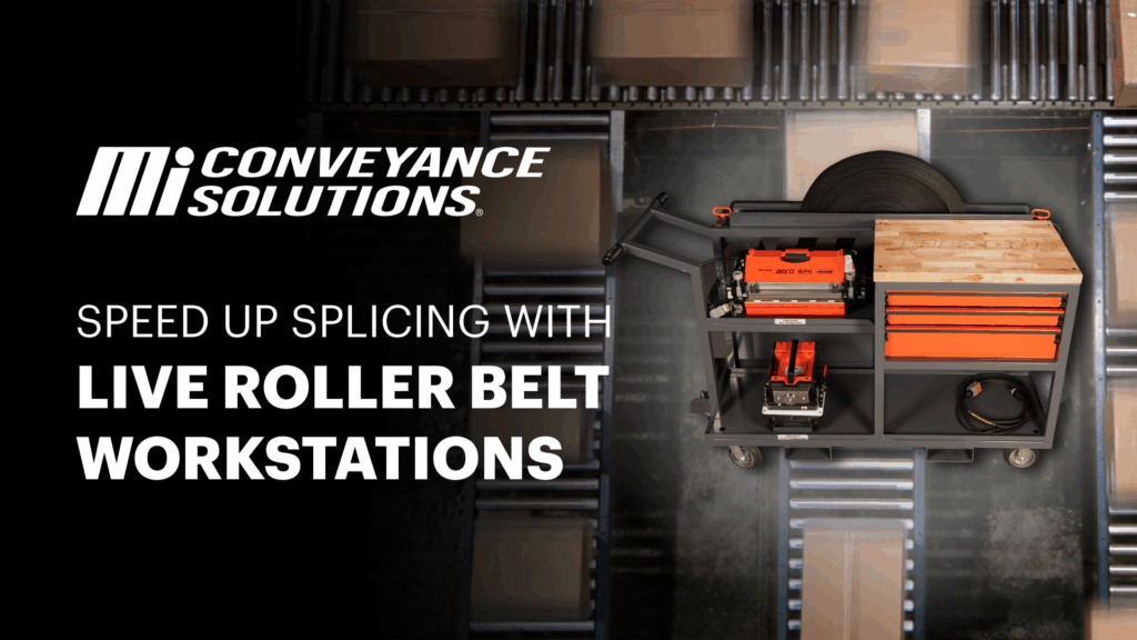 Streamline Belt Splicing with Live Roller Belt Workstations - Motion Conveyance Solutions